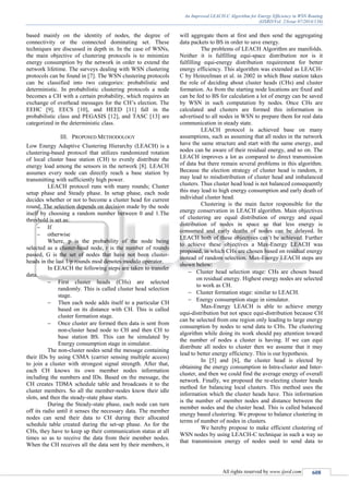 An Improved LEACH-C Algorithm for Energy Efficiency in WSN Routing | PDF