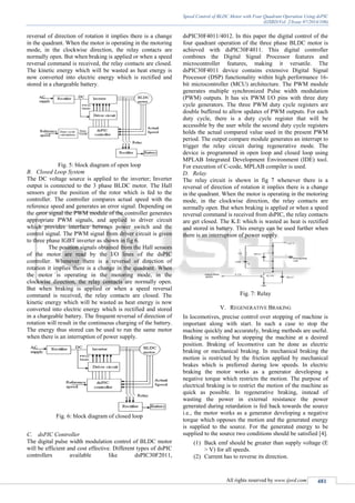 Speed Control of BLDC Motor with Four Quadrant Operation Using dsPIC | PDF