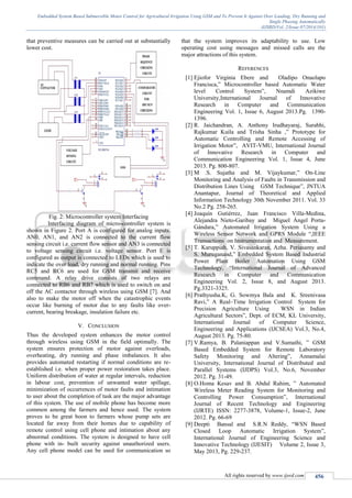 Embedded System Based Submersible Motor Control for Agricultural ...