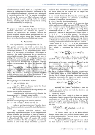 A Novel Approach of Fuzzy Based Semi-Automatic Annotation for Similar Facial Images | PDF