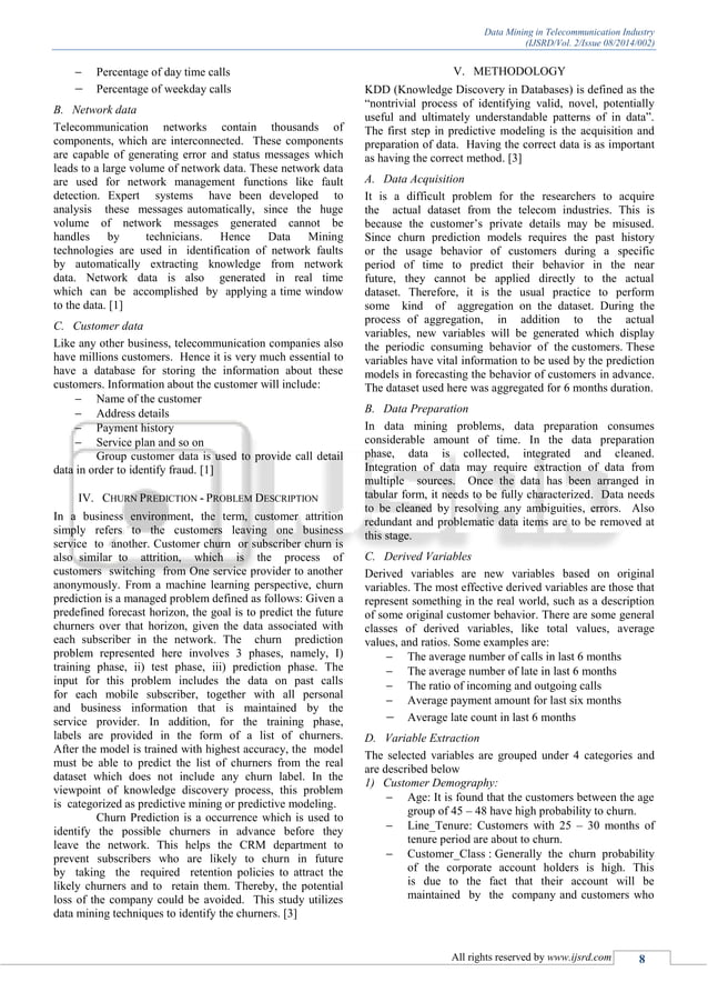 Data Mining in Telecommunication Industry | PDF | Databases | Computer Software and Applications