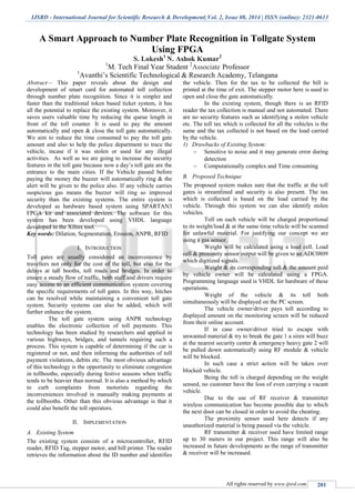 A Smart Approach to Number Plate Recognition in Tollgate System using ...