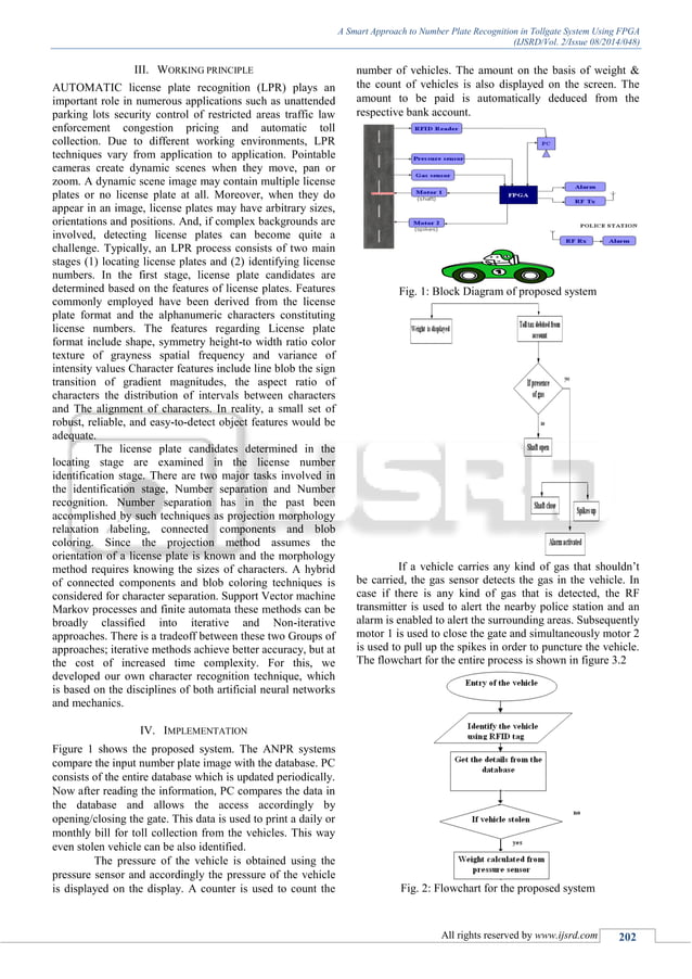 A Smart Approach to Number Plate Recognition in Tollgate System using ...