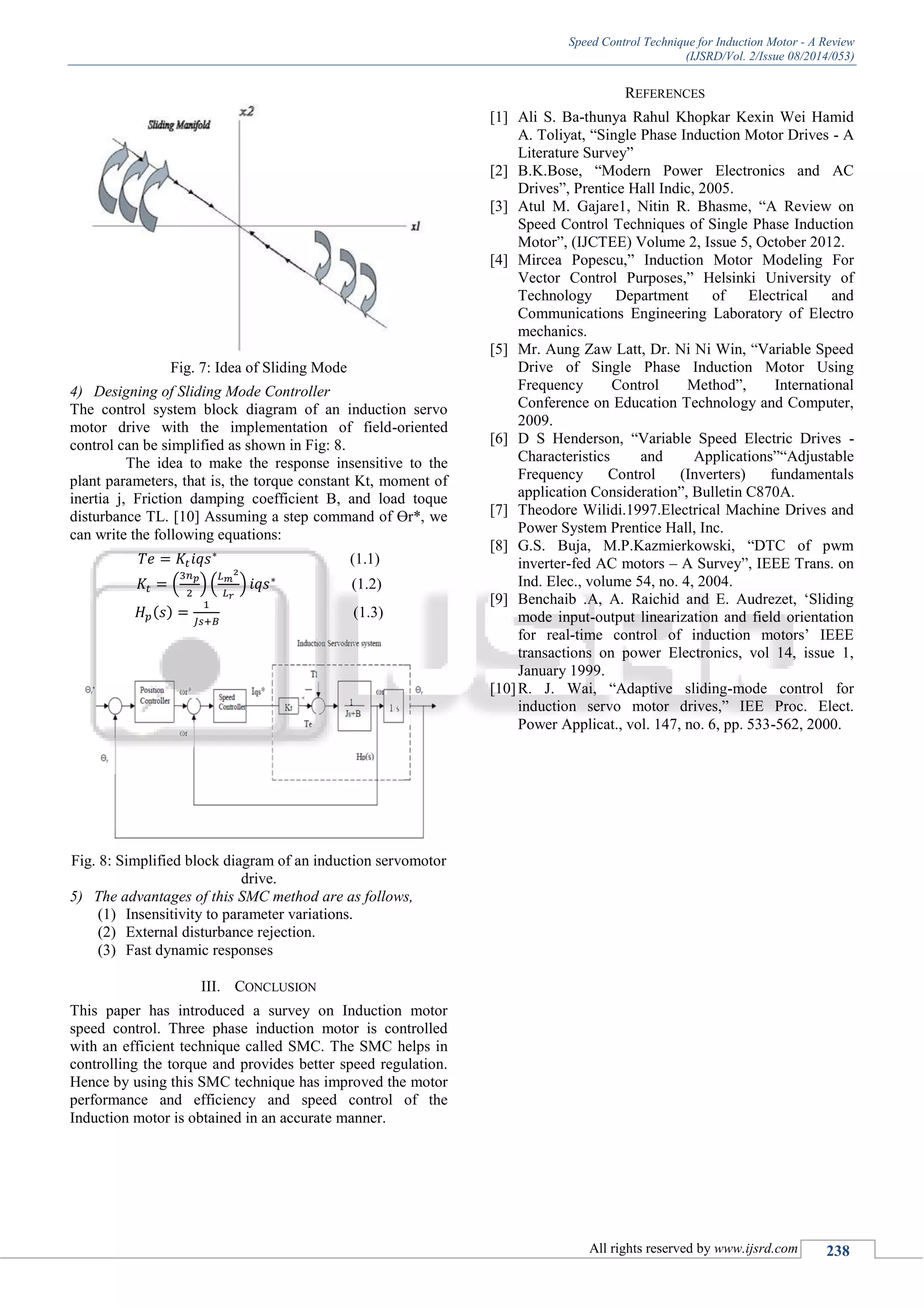Speed Control Techniques For Induction Motor A Review Pdf