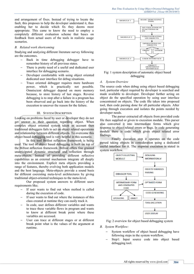 Run Time Evaluation By Using Object Oriented Debugging Tool Pdf