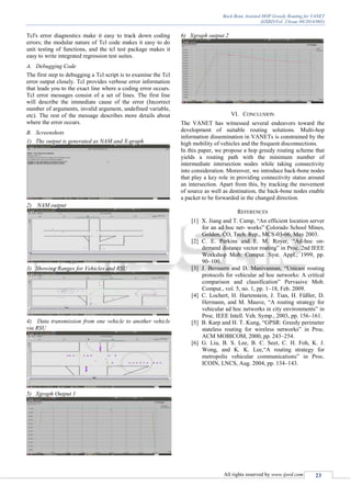 Back-Bone Assisted HOP Greedy Routing for VANET | PDF