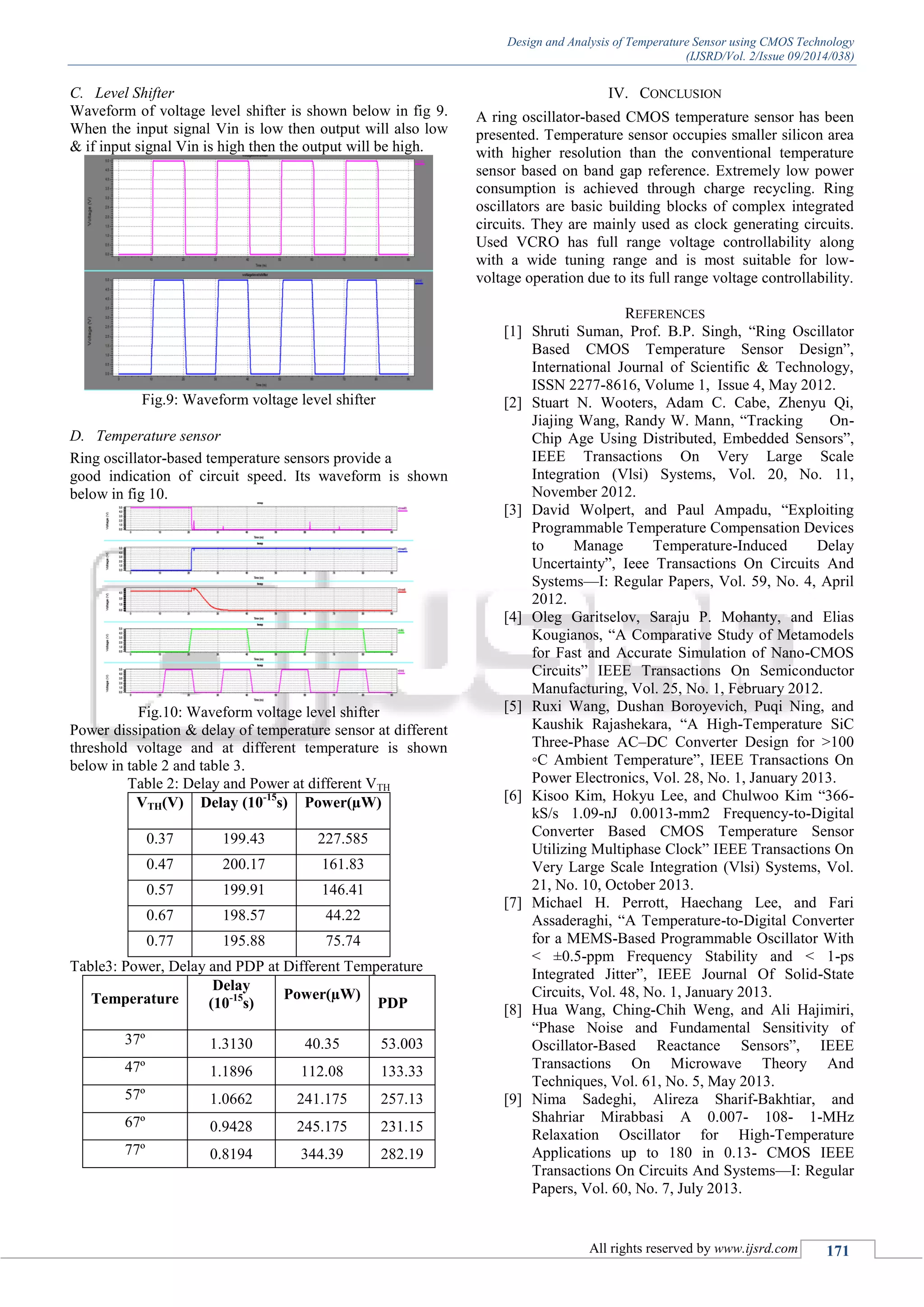 Design and Analysis of Temperature Sensor using CMOS Technology | PDF