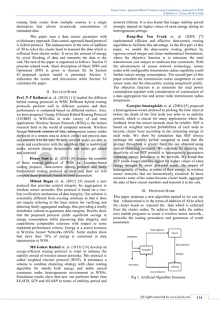 Data Centric Approach Based Protocol using Evolutionary Approach in WSN ...