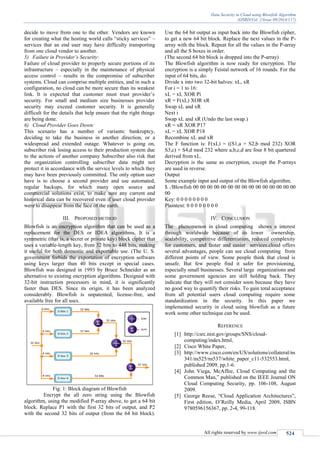 DATA SECURITY IN CLOUD USING BLOWFISH ALGORITHM | PDF