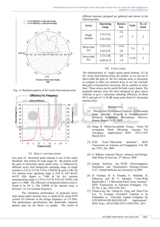 Gain Enhancement of Series Feed Square Patch Microstrip Antenna Array ...