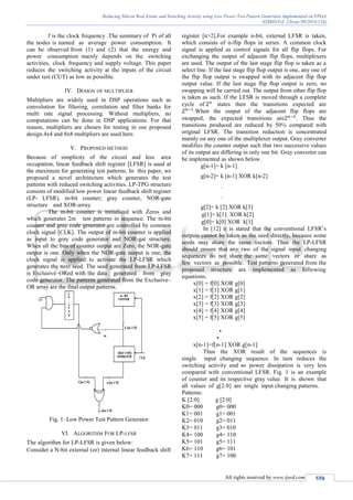 Reducing Silicon Real Estate and Switching Activity Using Low Power ...