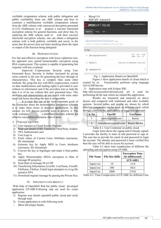 Attribute-Based Encryption for Access of Secured Data in Cloud Storage | PDF