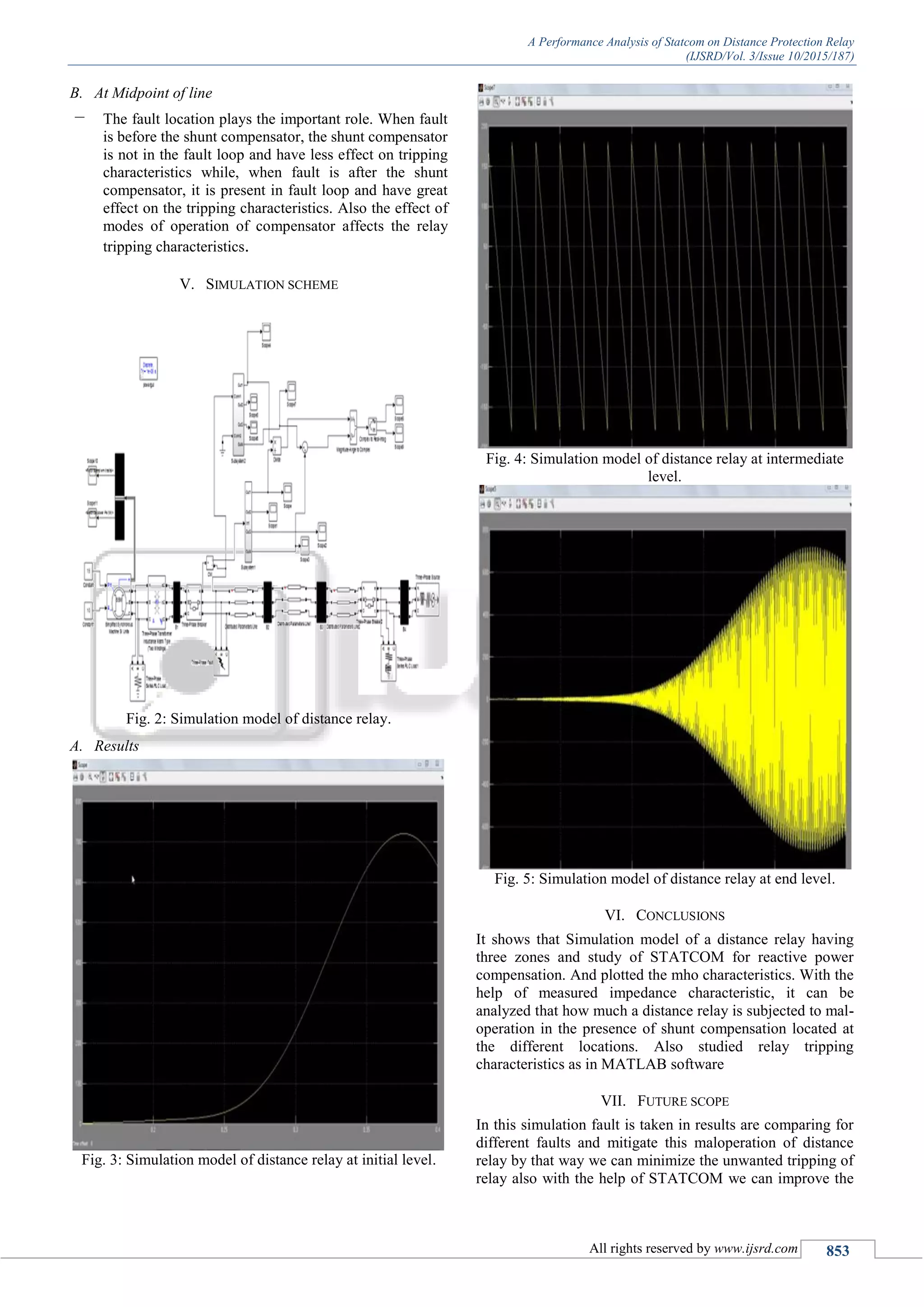 A Performance Analysis of Statcom on Distance Protection Relay | PDF