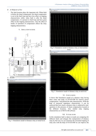 A Performance Analysis of Statcom on Distance Protection Relay | PDF