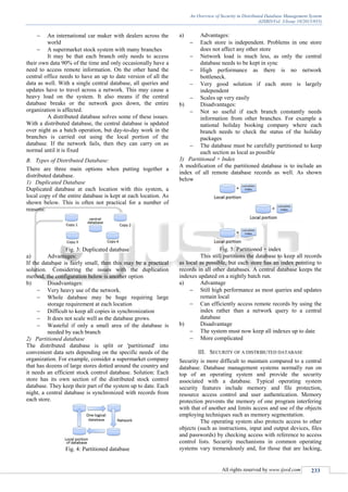 An Overview of Security in Distributed Database Management System | PDF ...