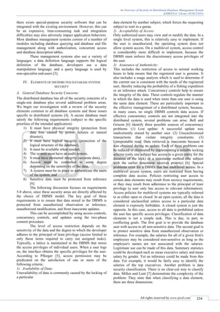 An Overview of Security in Distributed Database Management System | PDF ...