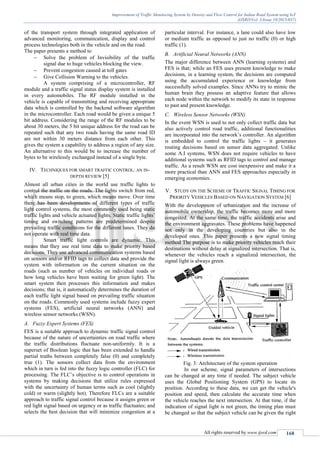 Improvement of Traffic Monitoring System by Density and Flow Control ...