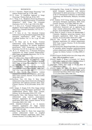 Study on Contrast Enhancement with the help of Associate Regions Histogram Equalization | PDF ...