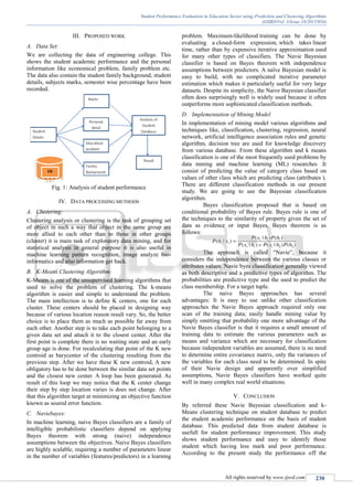 Student Performance Evaluation in Education Sector Using Prediction and Clustering Algorithms | PDF
