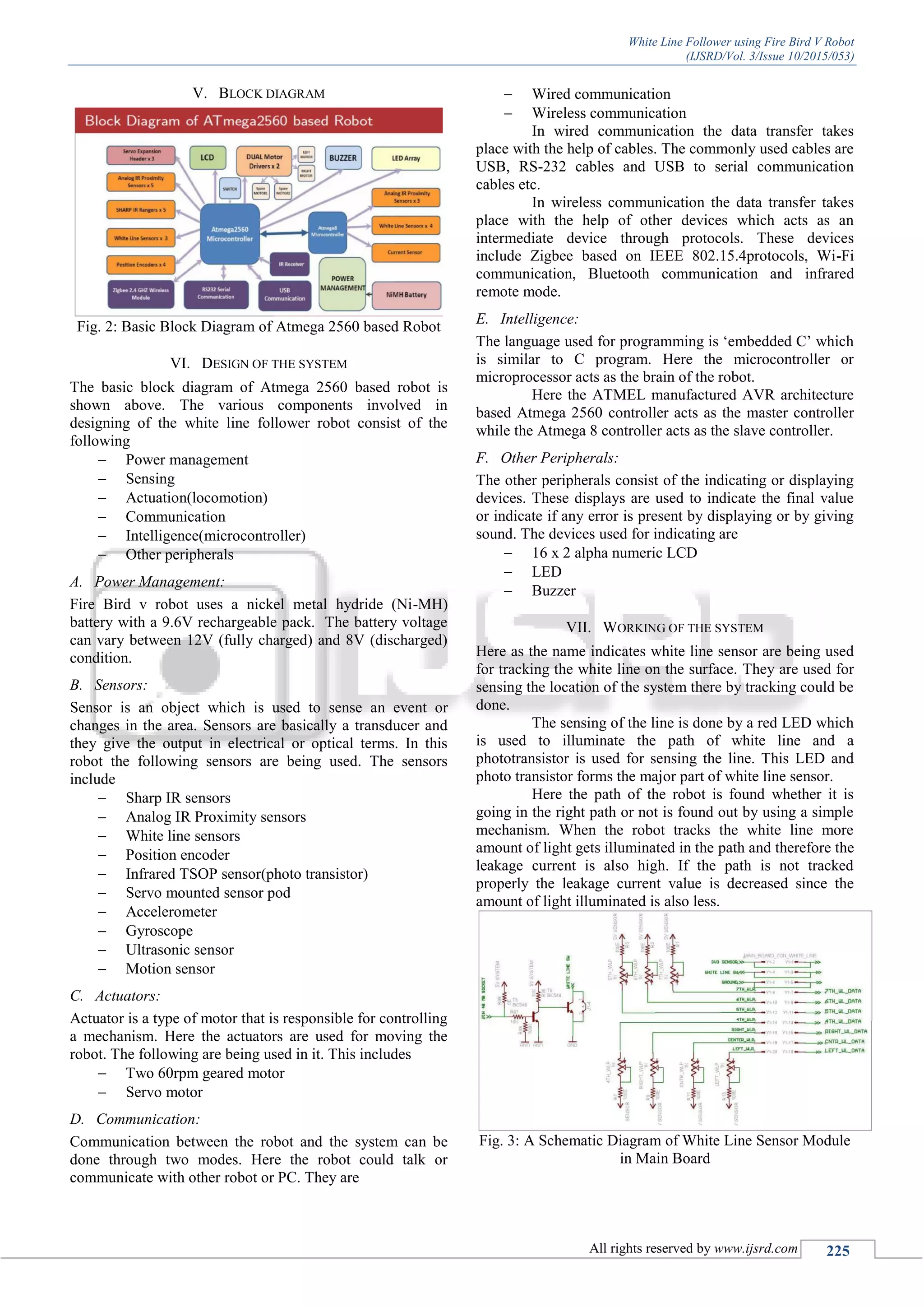 White Line Follower Using Fire Bird V Robot | PDF