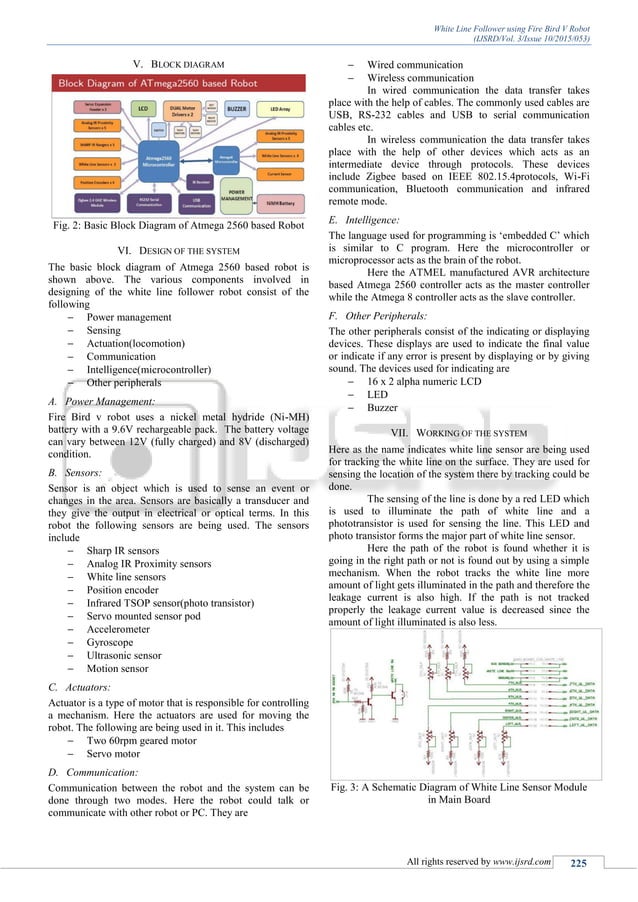 White Line Follower Using Fire Bird V Robot | PDF