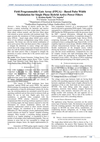 Field Programmable Gate Array (FPGA) - Based Pulse Width Modulation for Single Phase Hybrid ...