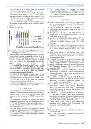 Experimental Investigation on the Concrete as a Partial Replacement of Fine aggregate with Stone ...