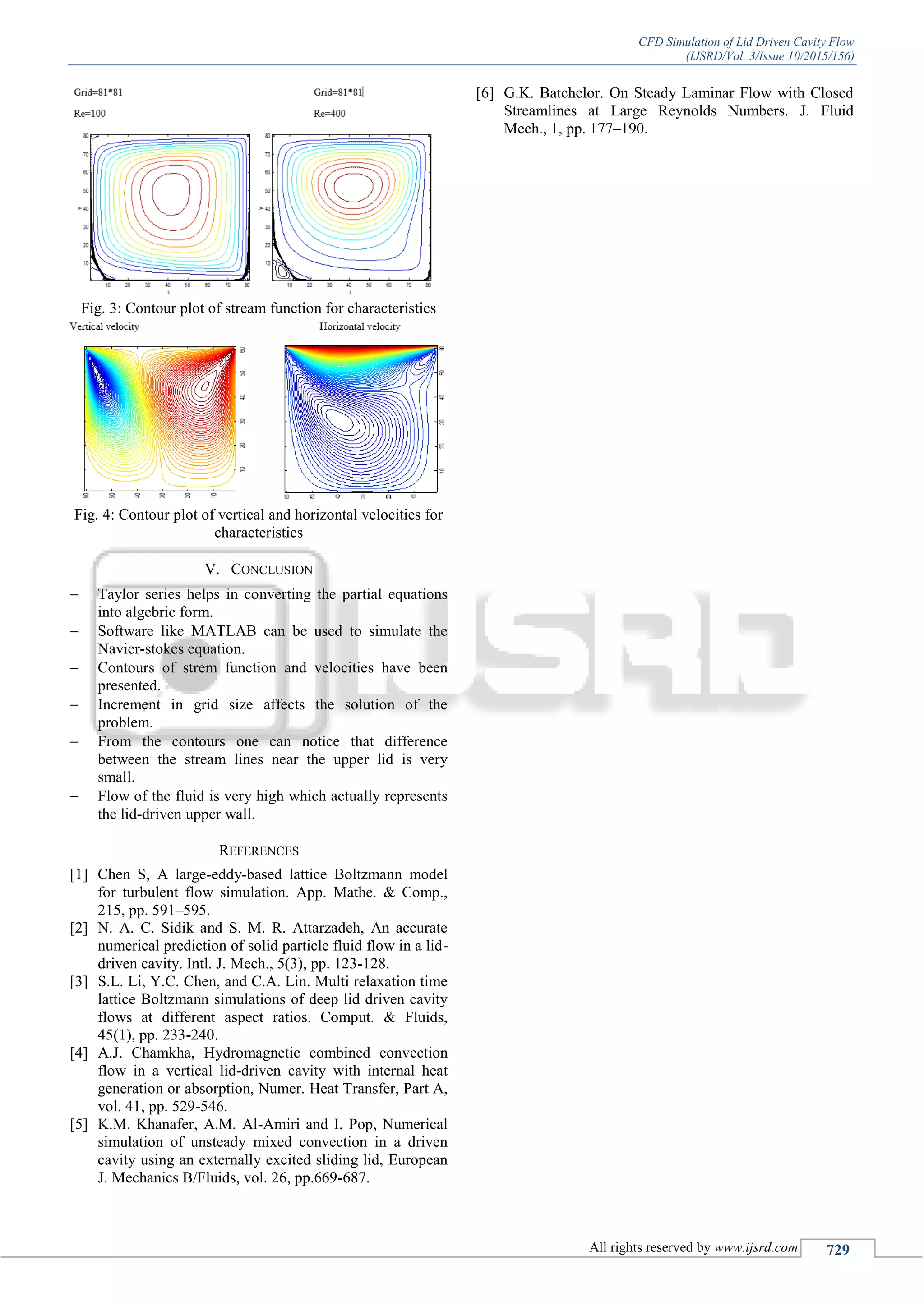 CFD simulation of Lid driven cavity flow | PDF | Physics | Science