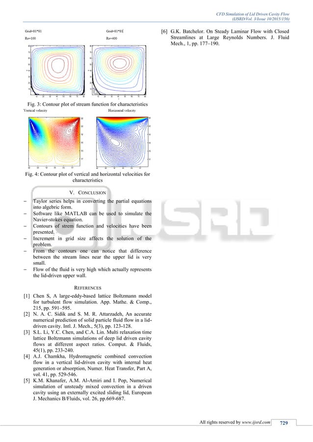 CFD simulation of Lid driven cavity flow | PDF | Physics | Science