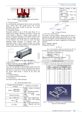 Mechanism for Transverse Car Parking | PDF