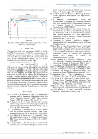 Parametric Analysis of Single Element U Slot Microstrip Antenna | PDF
