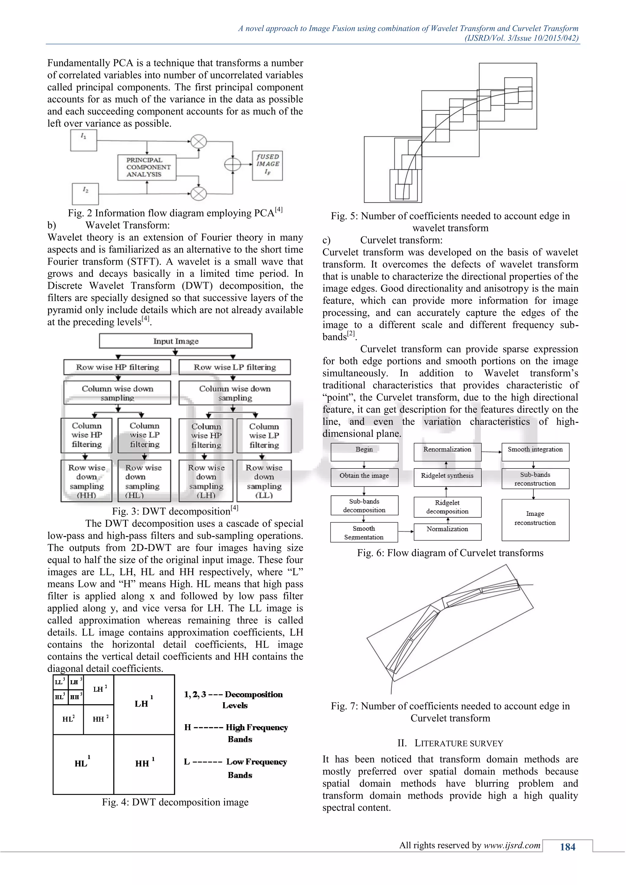 A Novel Approach To Image Fusion Using Combination Of Wavelet Transform And Curvelet Transform Pdf