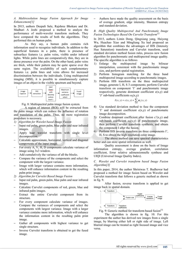A novel approach to Image Fusion using combination of Wavelet Transform and Curvelet Transform | PDF