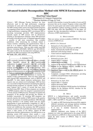 Advanced Scalable Decomposition Method with MPICH Environment for HPC | PDF