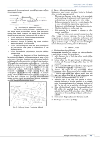 Construction of a High Level Bridge | PDF