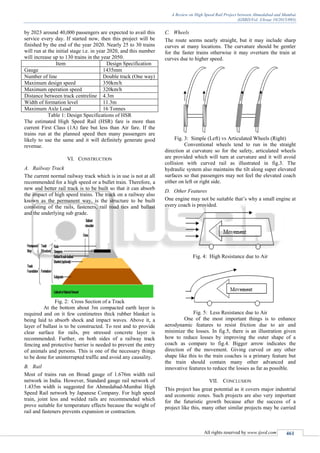 A Review on High Speed Rail Project between Ahmedabad and Mumbai | PDF