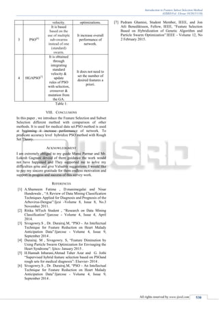 Introduction to feature subset selection method | PDF | Databases | Computer Software and ...