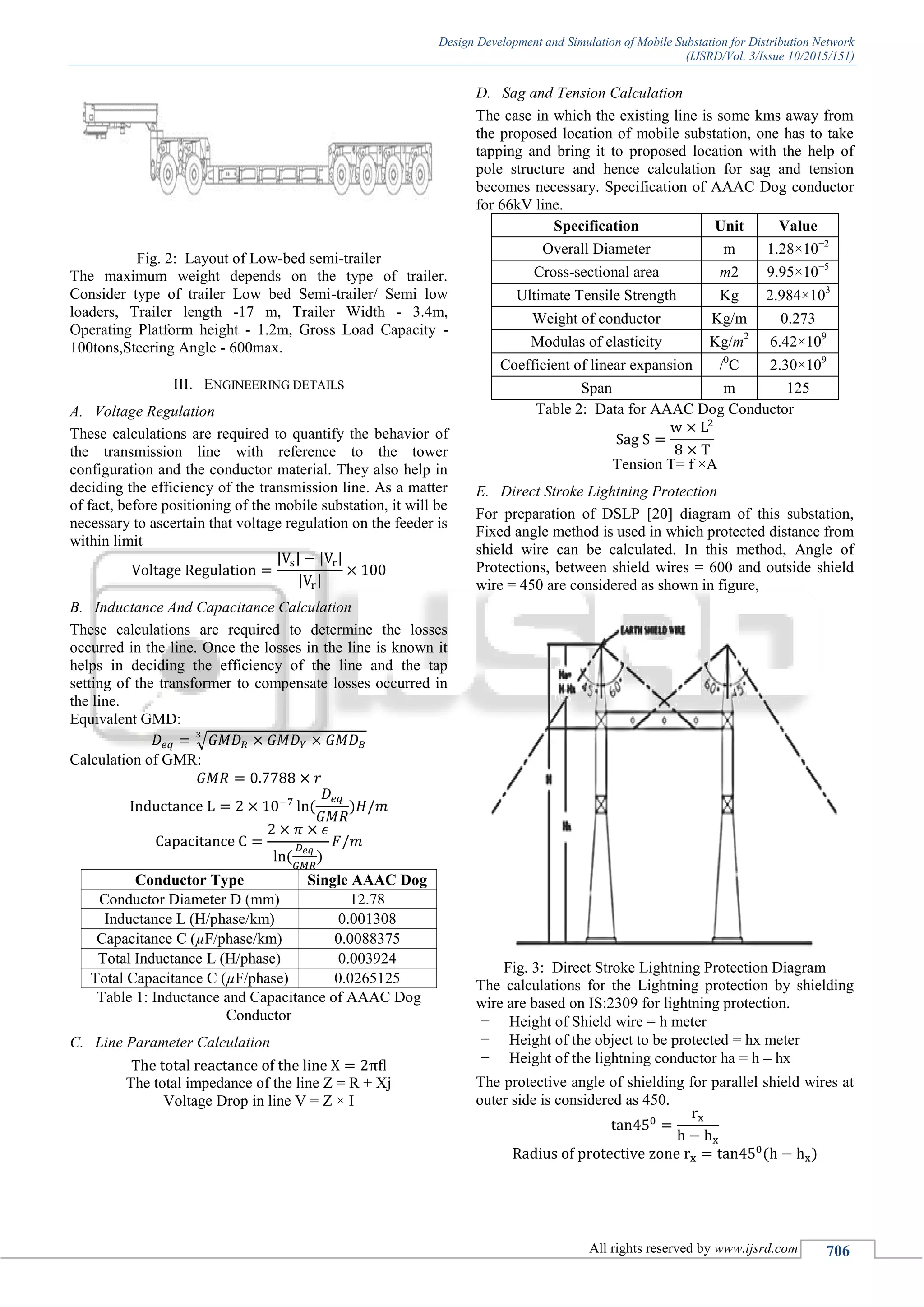 Design Development and Simulation of Mobile Substation for Distribution Network | PDF