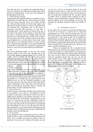Secured Multi Cloud Storage Using CPDP | PDF