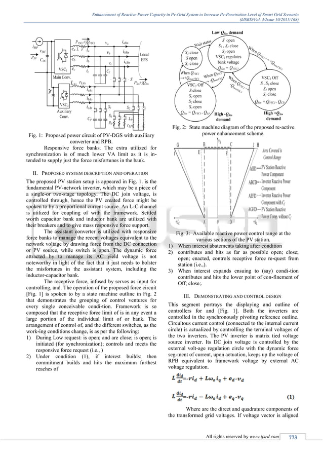 Enhancement of Reactive Power Compensation in PV Grid System To Increase The PV Penetration ...