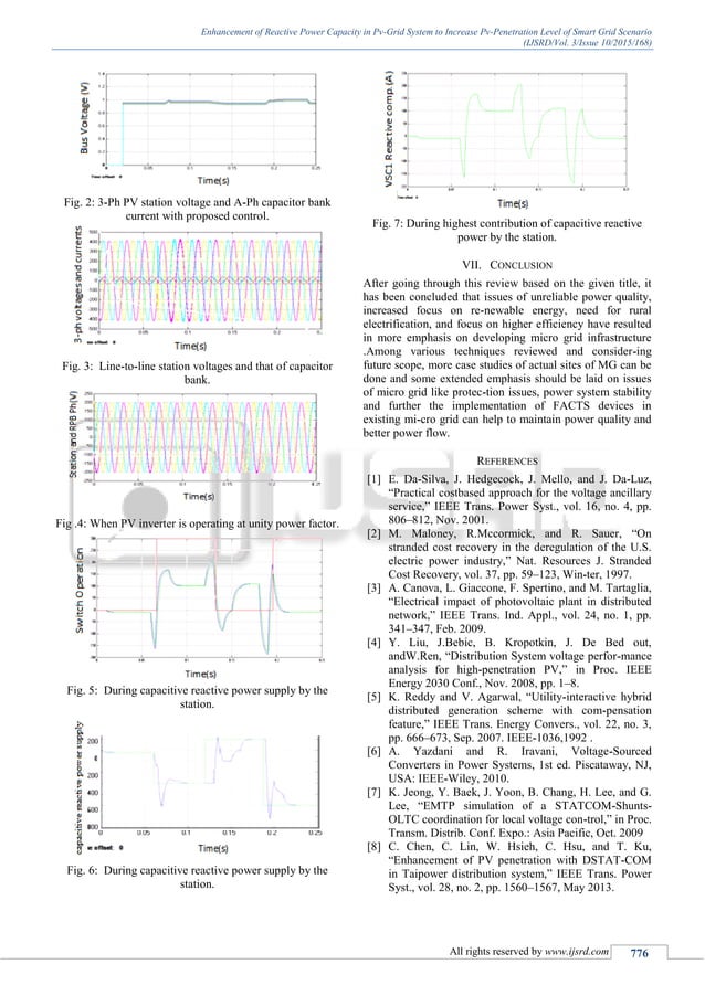 Enhancement Of Reactive Power Compensation In Pv Grid System To