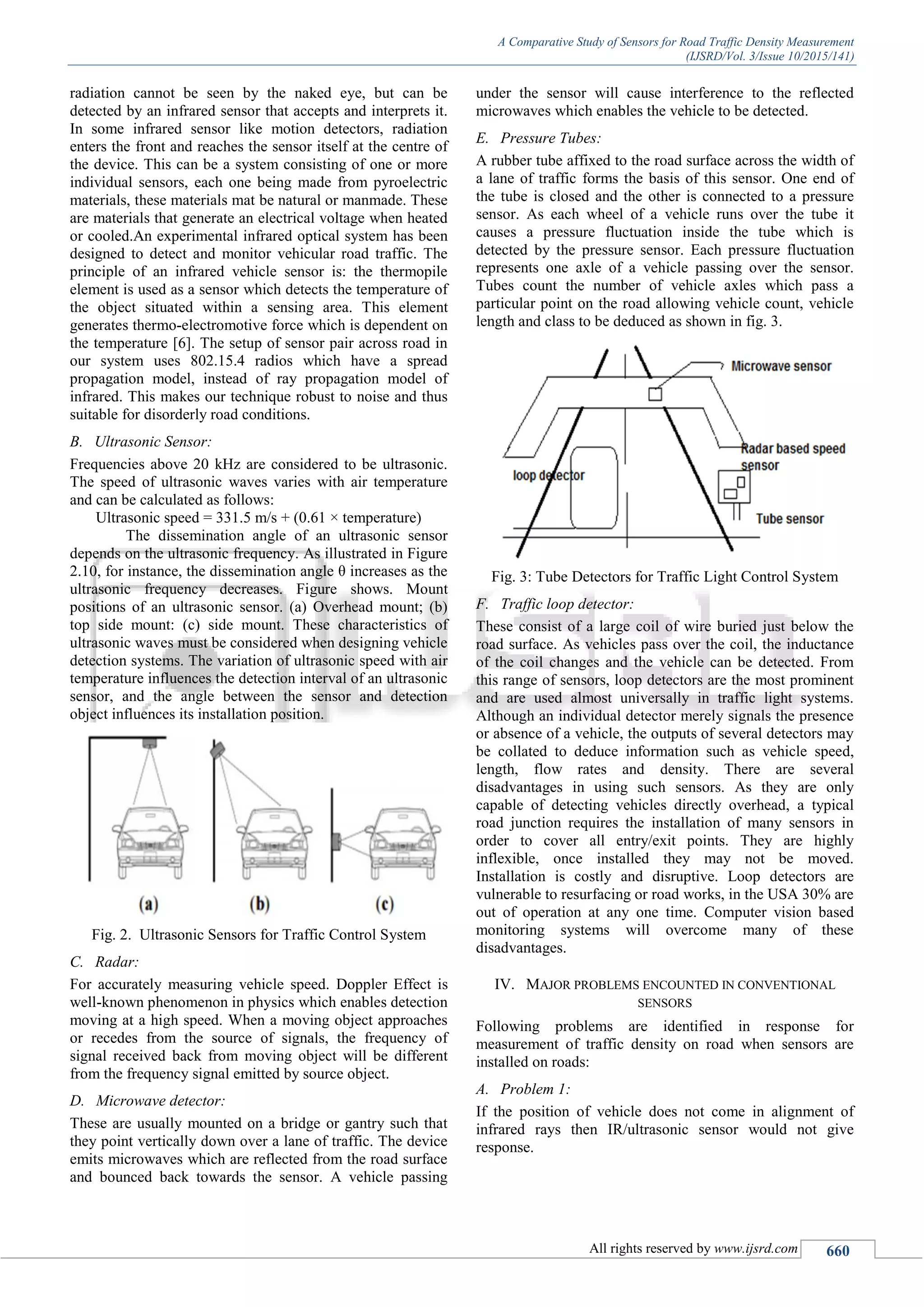 A Comparative Study of Sensors for Road Traffic Density Measurement ...