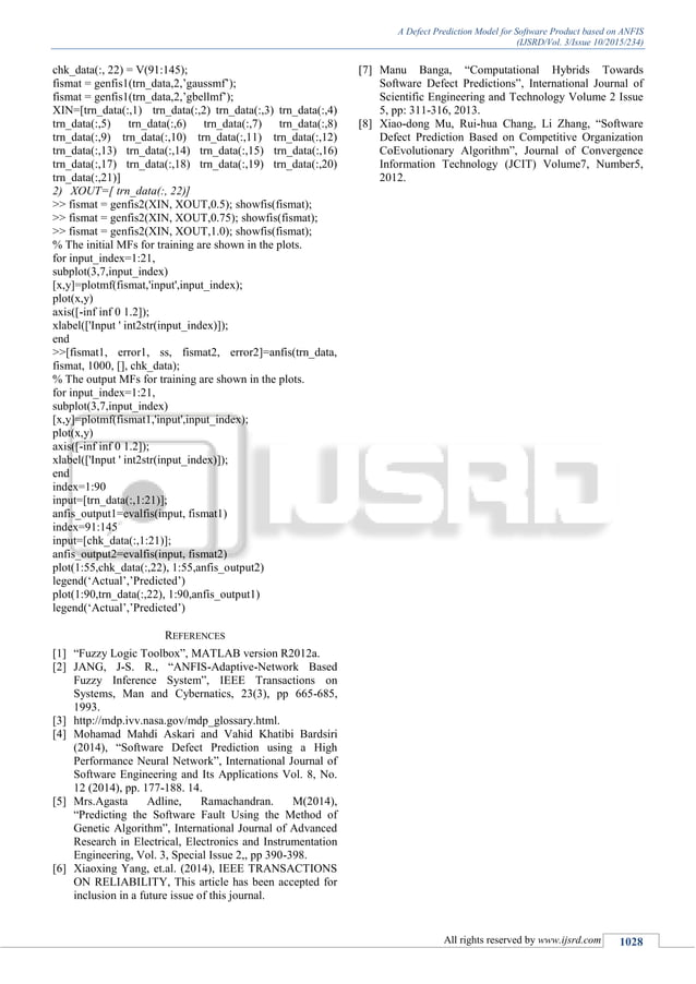 A Defect Prediction Model For Software Product Based On Anfis Pdf