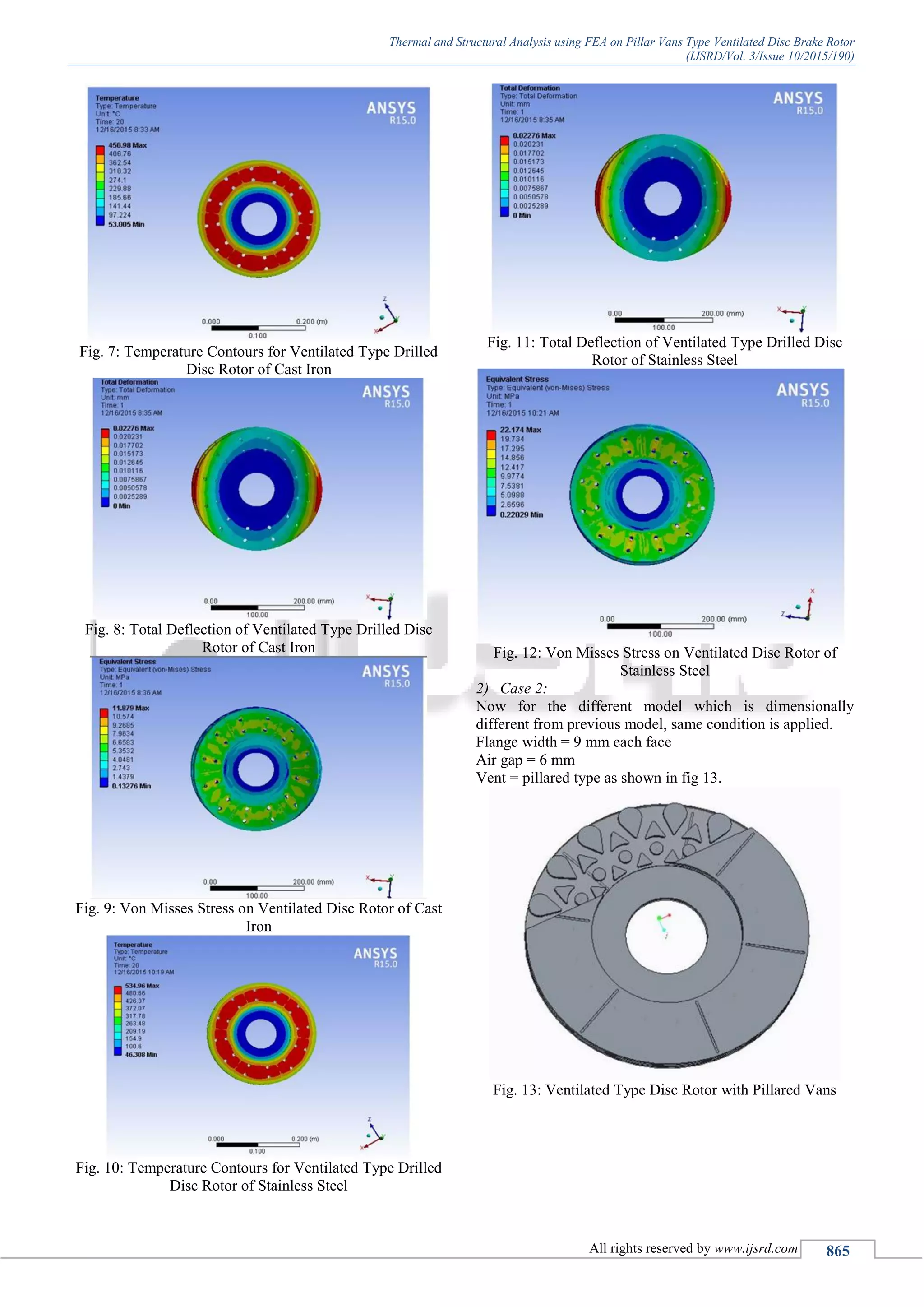Thermal and Structural Analysis Using Fea on Pillar Vains Type ...