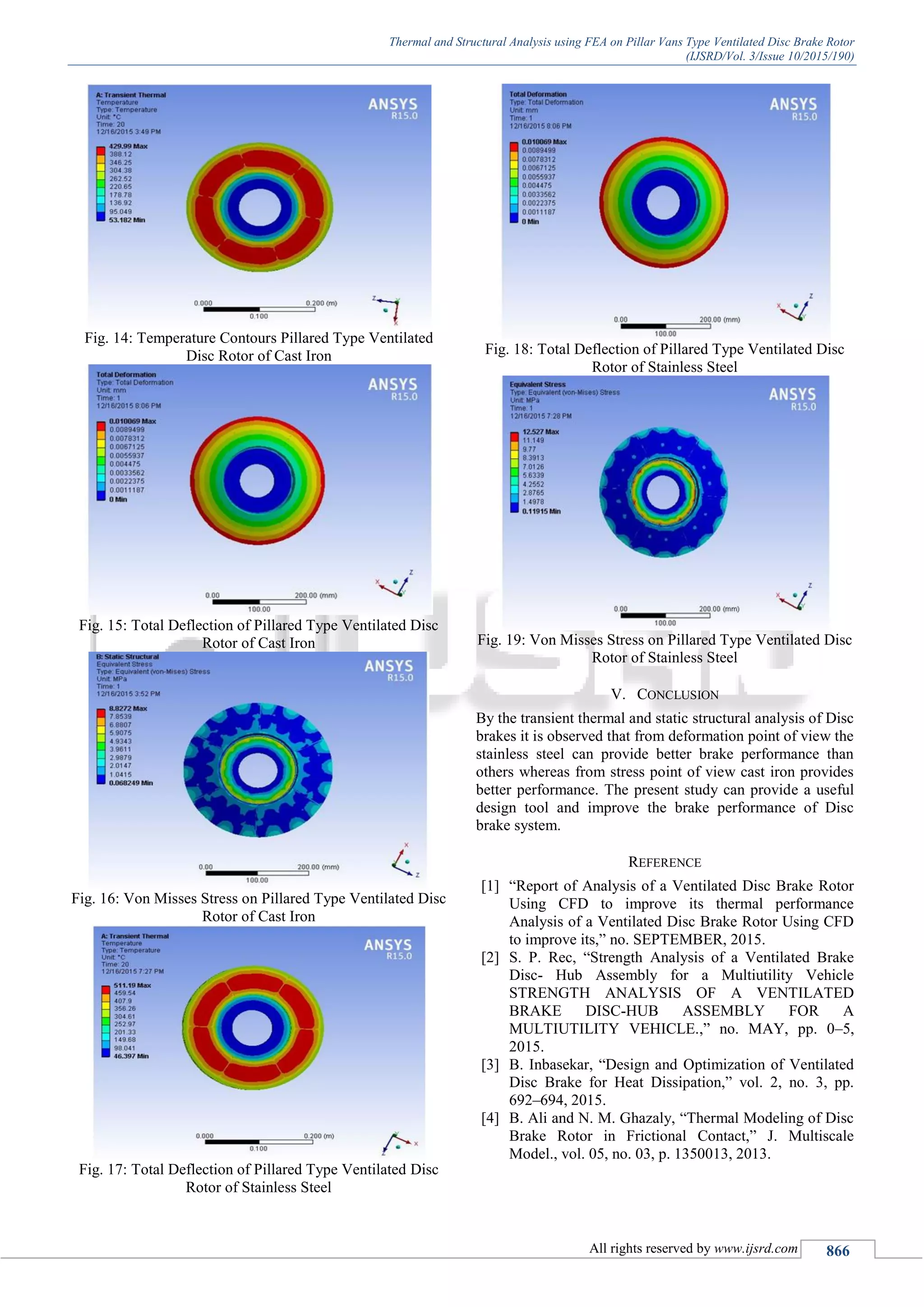 Thermal and Structural Analysis Using Fea on Pillar Vains Type ...