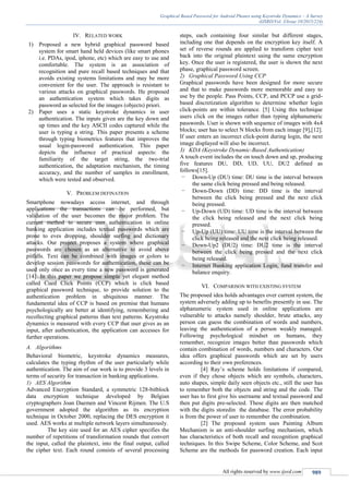 Graphical Based Password for Android Phones using Keystroke Dynamics - A Survey | PDF