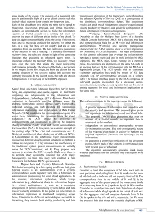 Survey on Division and Replication of Data in Cloud for Optimal Performance and Security | PDF