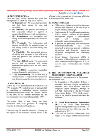 Environmental and Social Impact Assessment of Pioneer Knit wears (BD ...