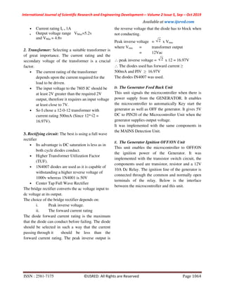 Implementation of a Microcontroller Base Single Phase Automatic Changeover | PDF