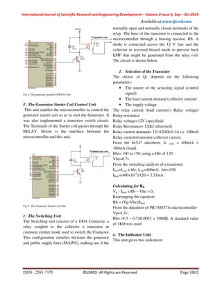 Implementation of a Microcontroller Base Single Phase Automatic Changeover | PDF